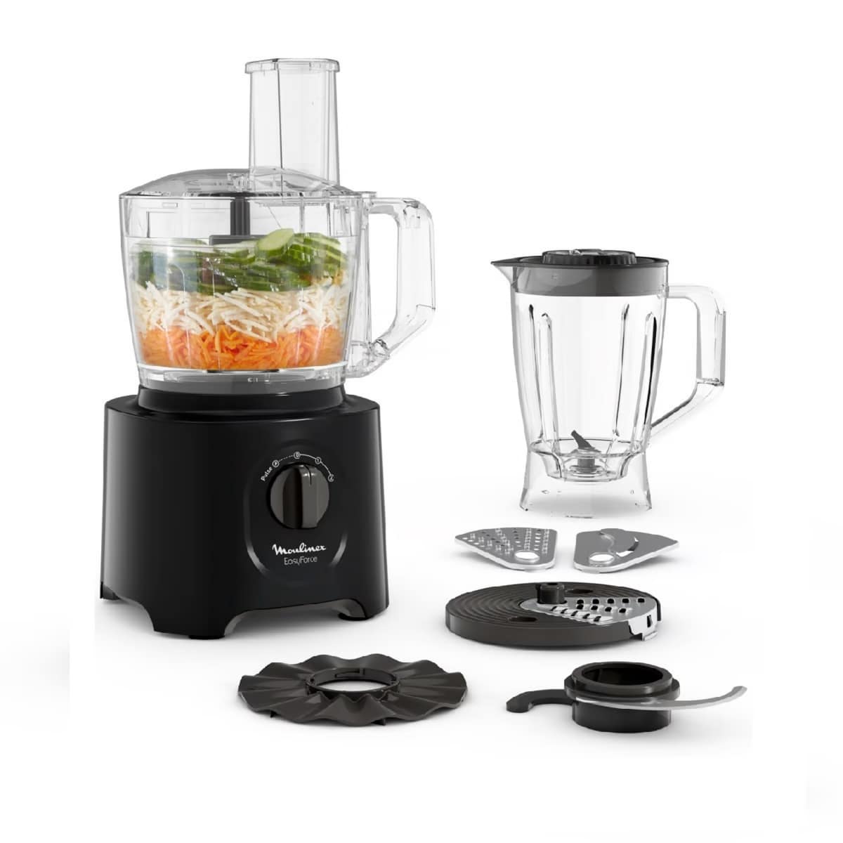Moulinex Food Processor, 800W, Black, FP247827 – Al Taala – الطالع